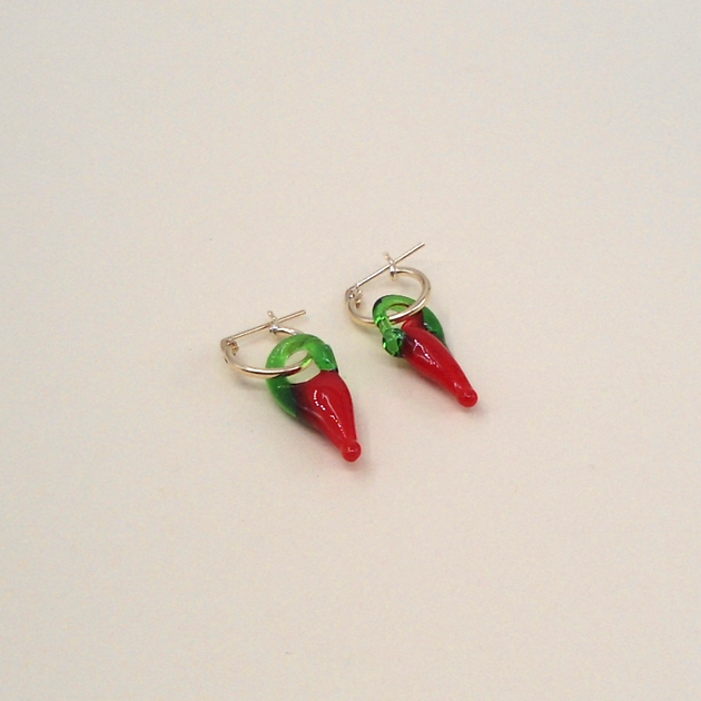 MAY MARTIN Chili Pepper Hoops | The Shop Laguna Beach