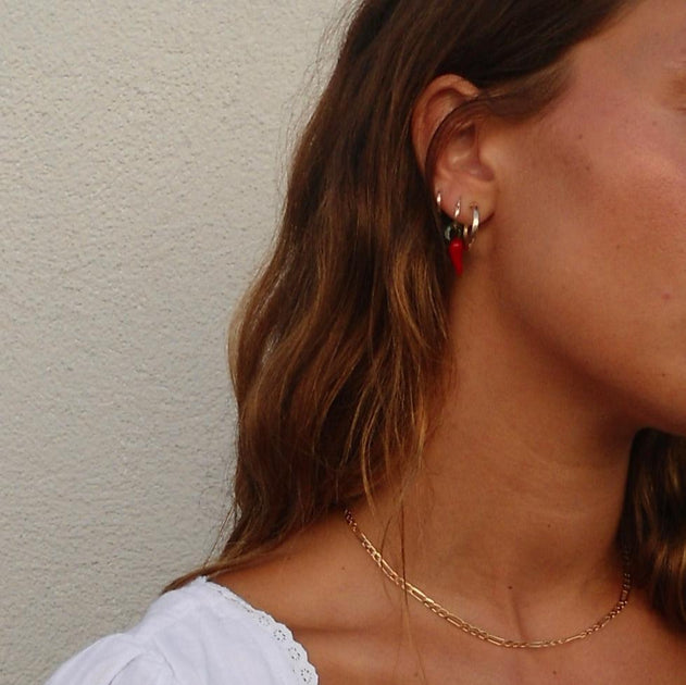MAY MARTIN Chili Pepper Hoops | The Shop Laguna Beach